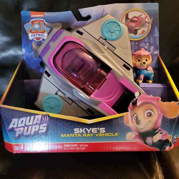 Nickelodeon | Toys | Paw Patrol Aqua Pups Skyes Transforming Manta Ray ...